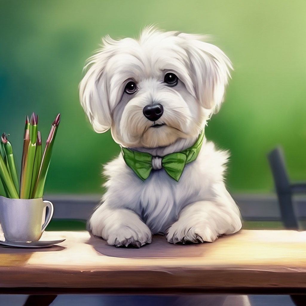 "A realistic illustration, funny, silly, whimsical, cartoon, cute white ...