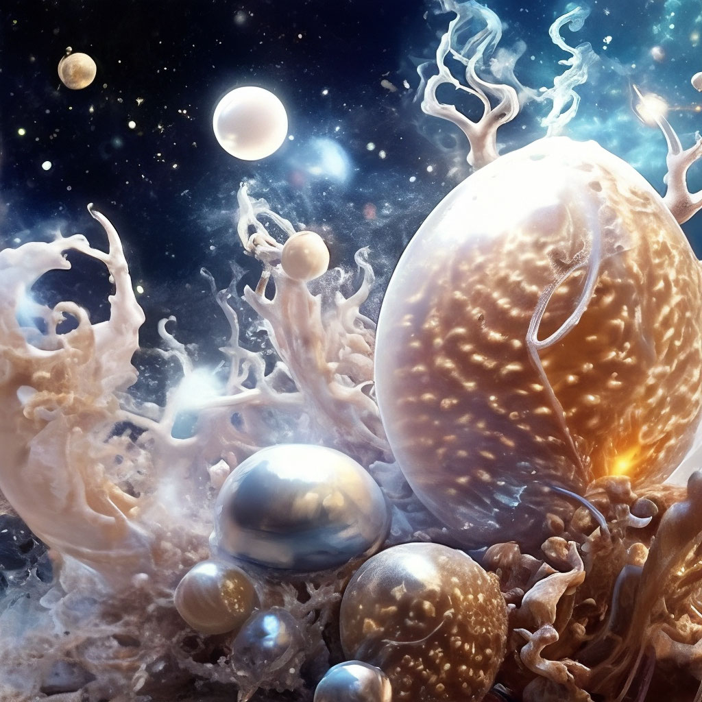 " Ultra-transparent structures, surrealism, translucent curls of smoke ...