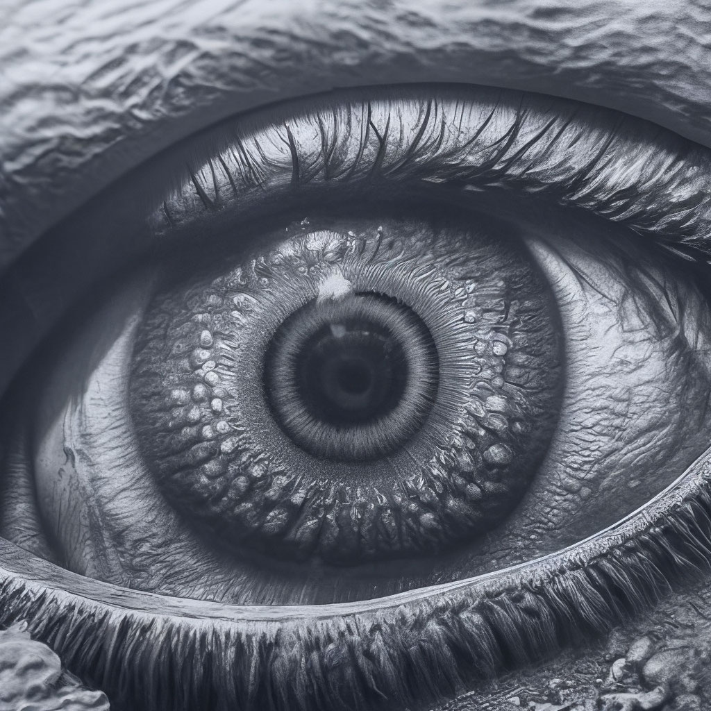 "Ocean, deep, dark, gloomy, scary, a bunch of eyes in the ocean ...