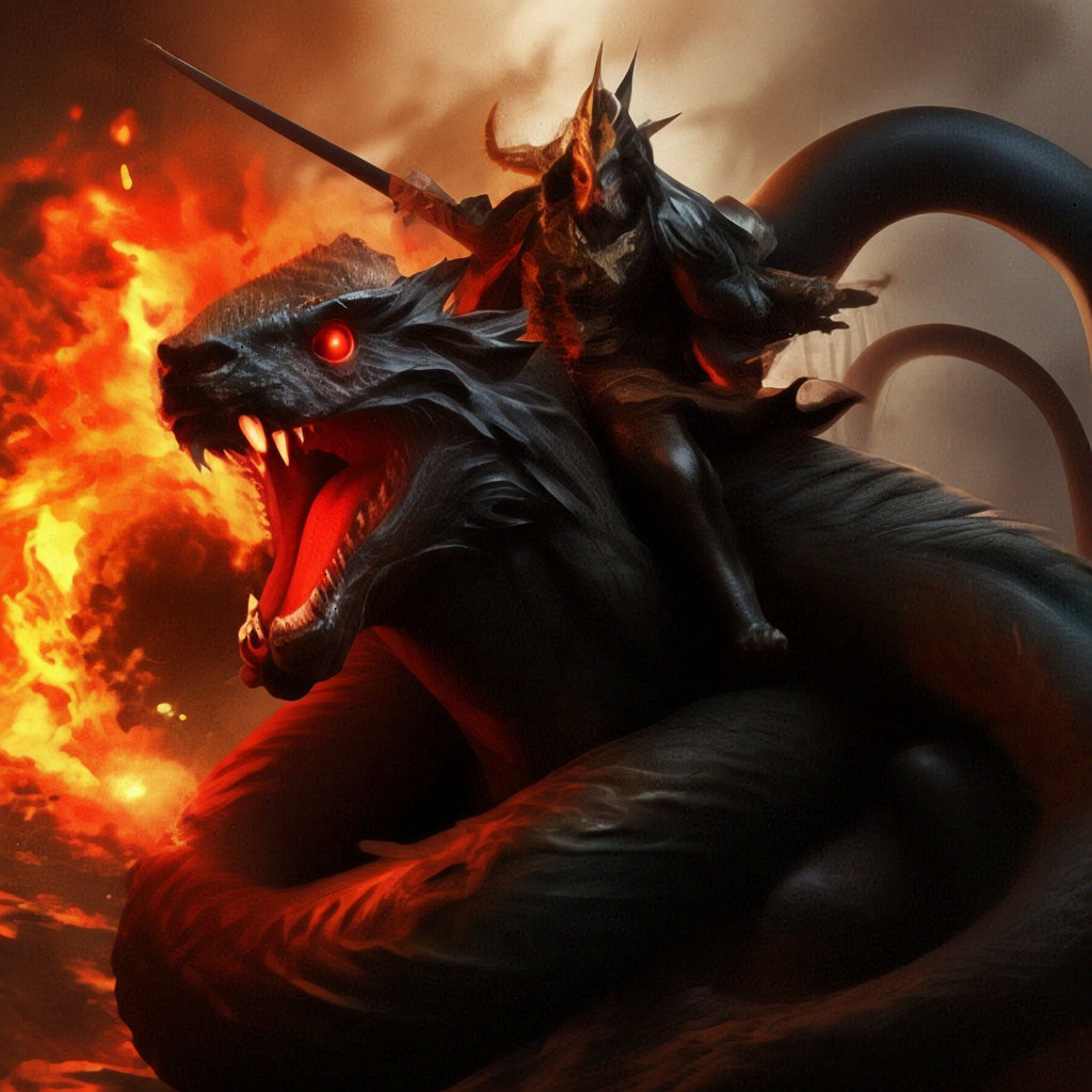 "A fairy-tale character in Russian fairy tales, the serpent Gorynych ...