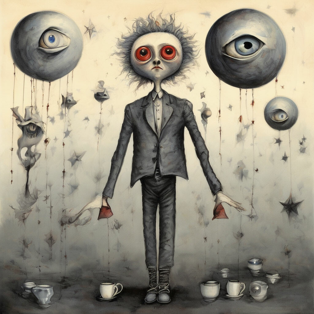 "The nonsense of a grey mare horror,schizophrenia,hallucinations ...
