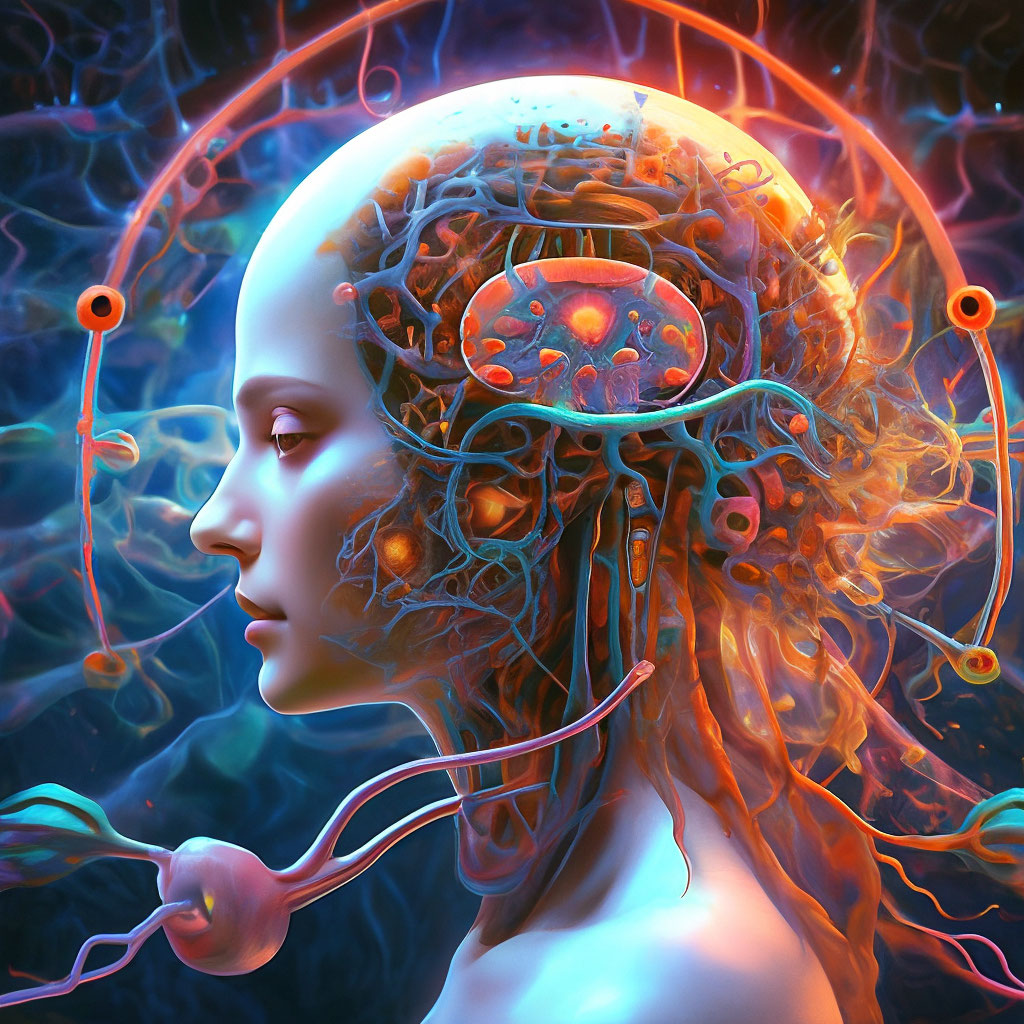 "Neuro-artist" — image created in Shedevrum