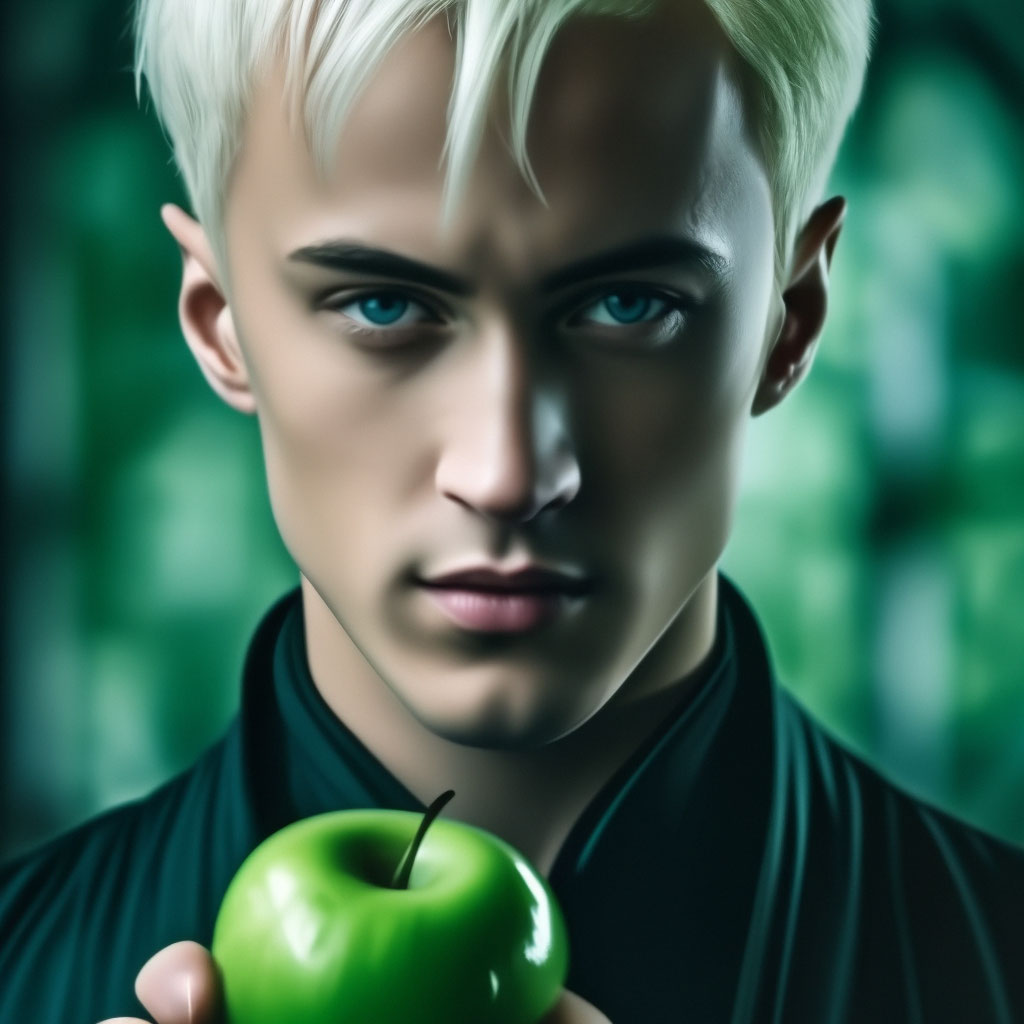 "The aesthetics of Slytherin Draco Malfoy, the green apple ...
