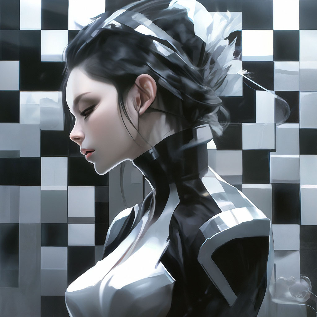 «Prpmt: /Imagine Beautiful girl in …» — картинка создана в Шедевруме