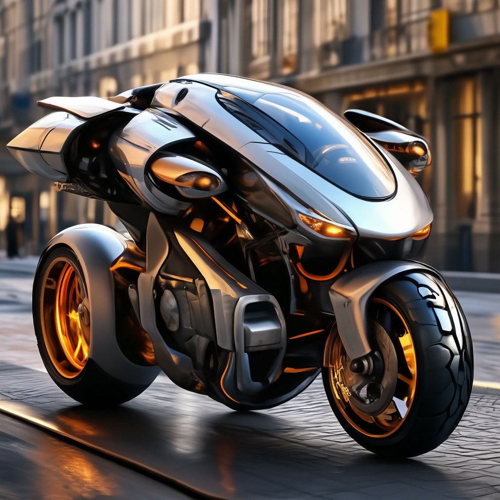"Motorcycle Droid airplane High resolution high detail lots of details ...