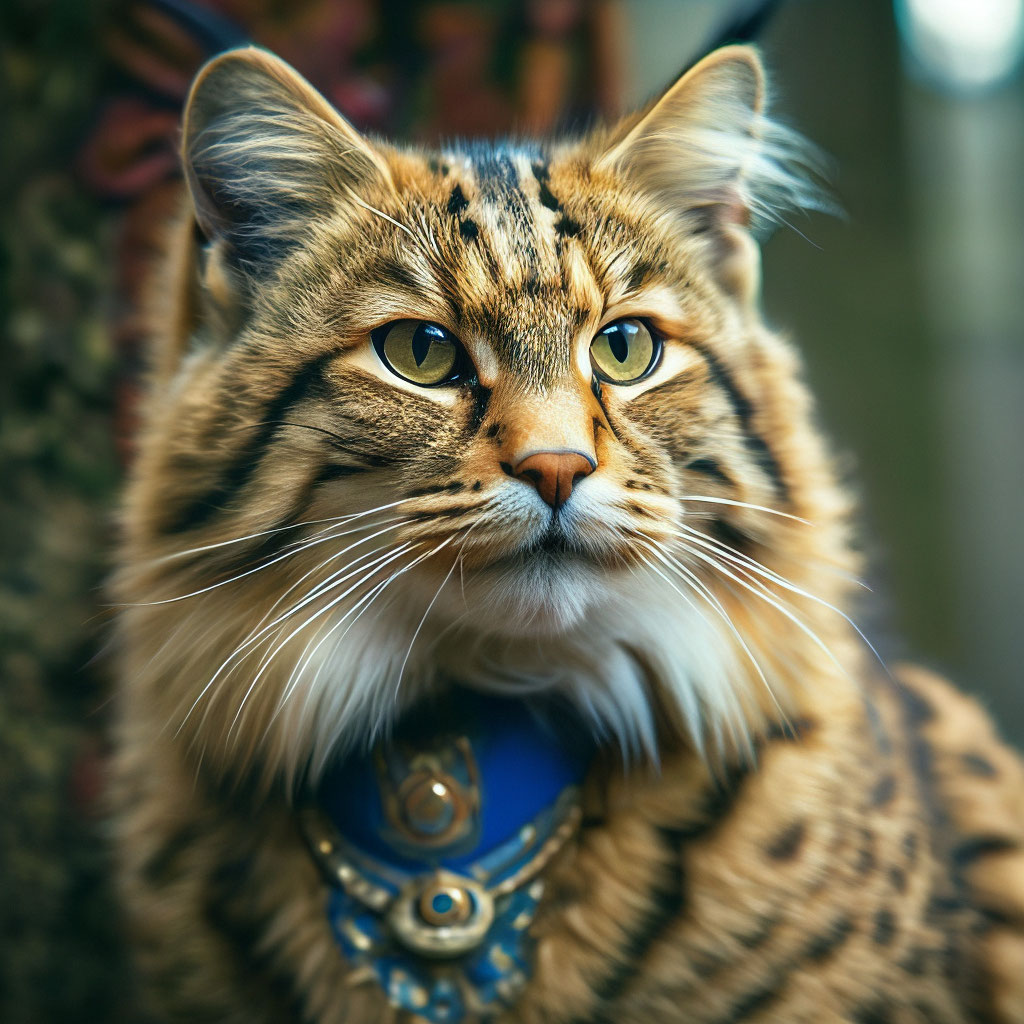 "European cat Maikun" — image created in Shedevrum