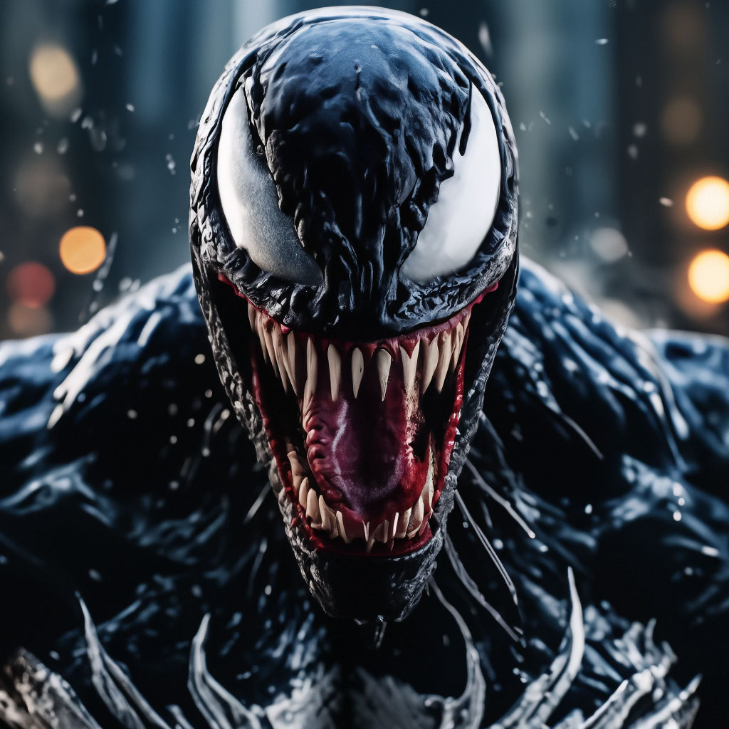 "Venom , professional photo, 4k, high resolution, realistic, high ...