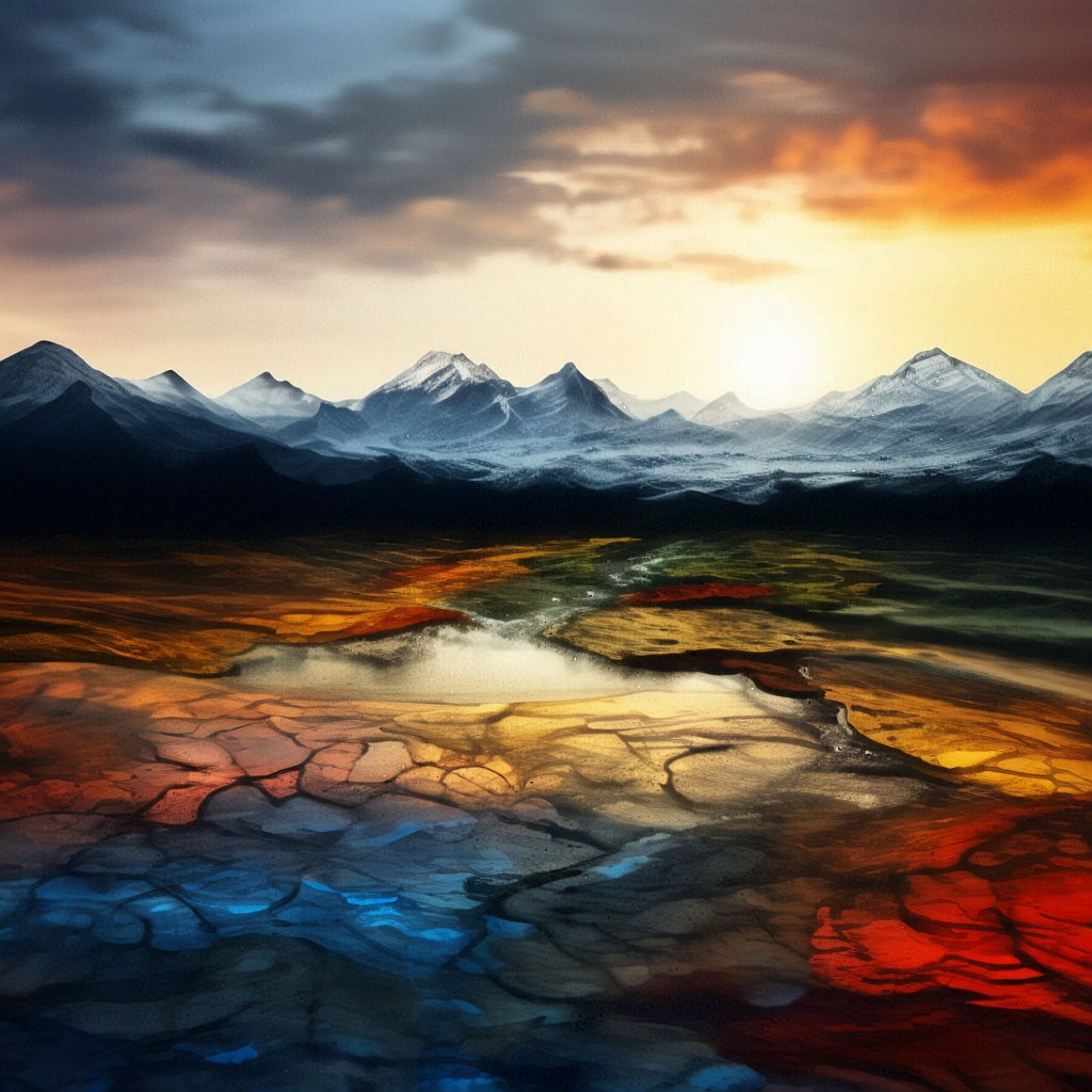 "My tg@KozinaArt chemigram photosensitive photo paper landscape, K.A ...