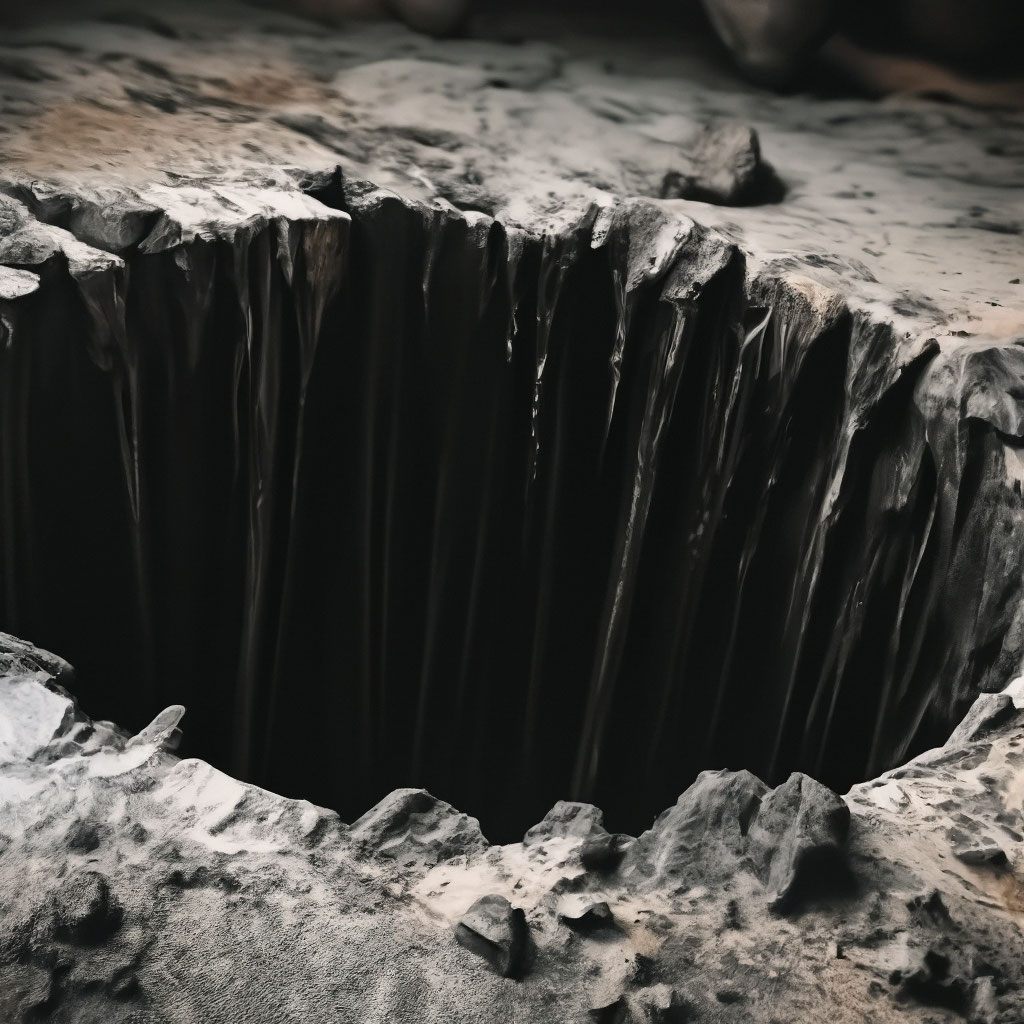 Fractal Black Holes Bottomless Pit