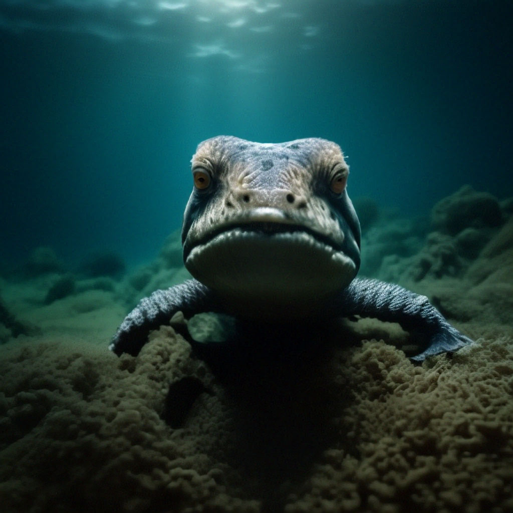 "😎😎😎 The deep sea photo, realistic, light lighting, high resolution ...