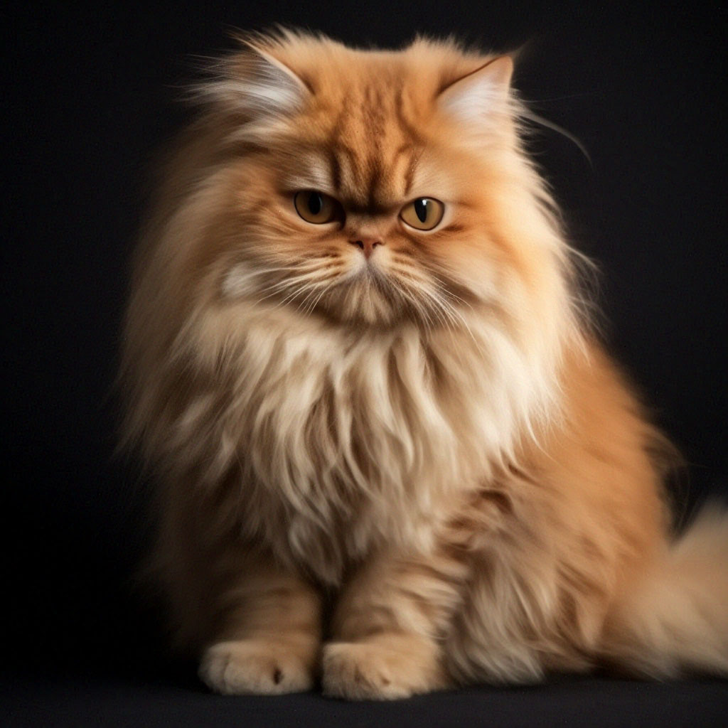 "Persian cat" — image created in Shedevrum