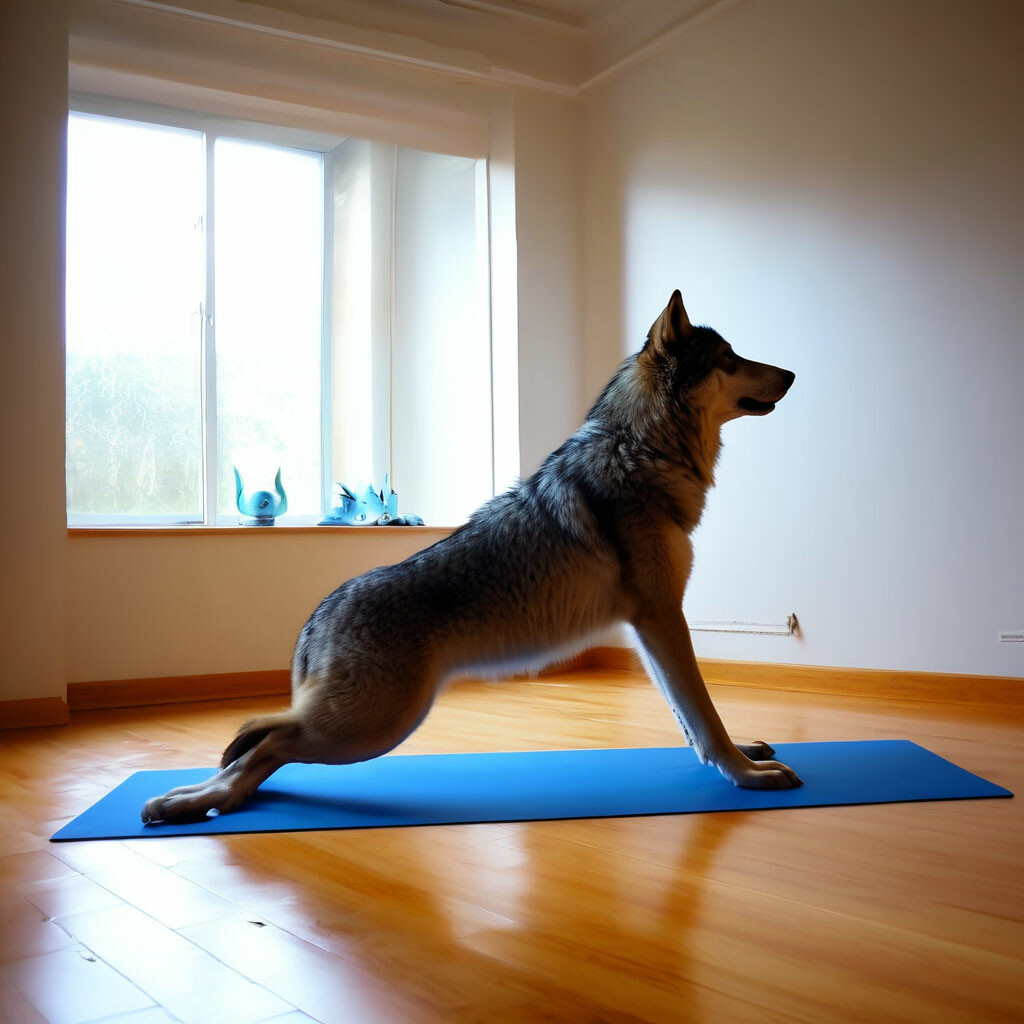 Schone Yoga Wolf Mobel Ebenbild