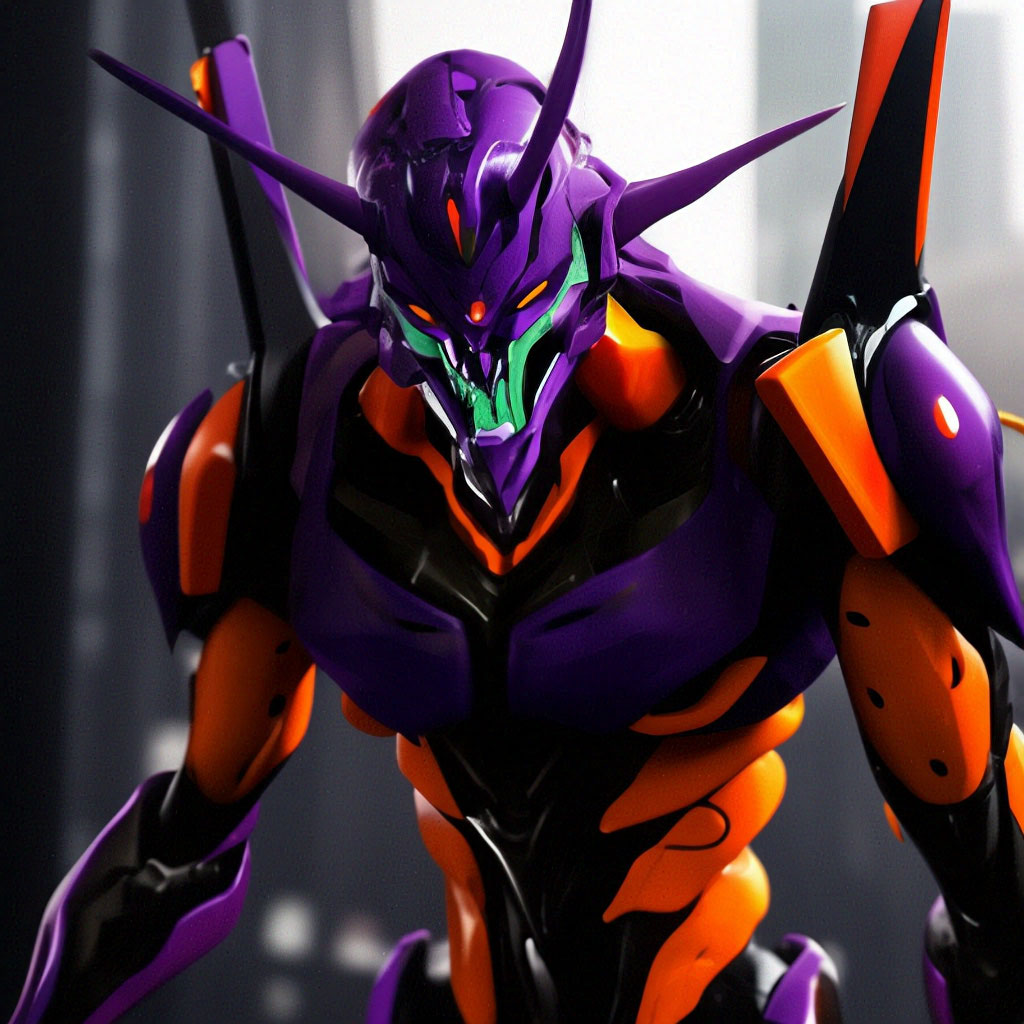 "Eva 01" — image created in Shedevrum