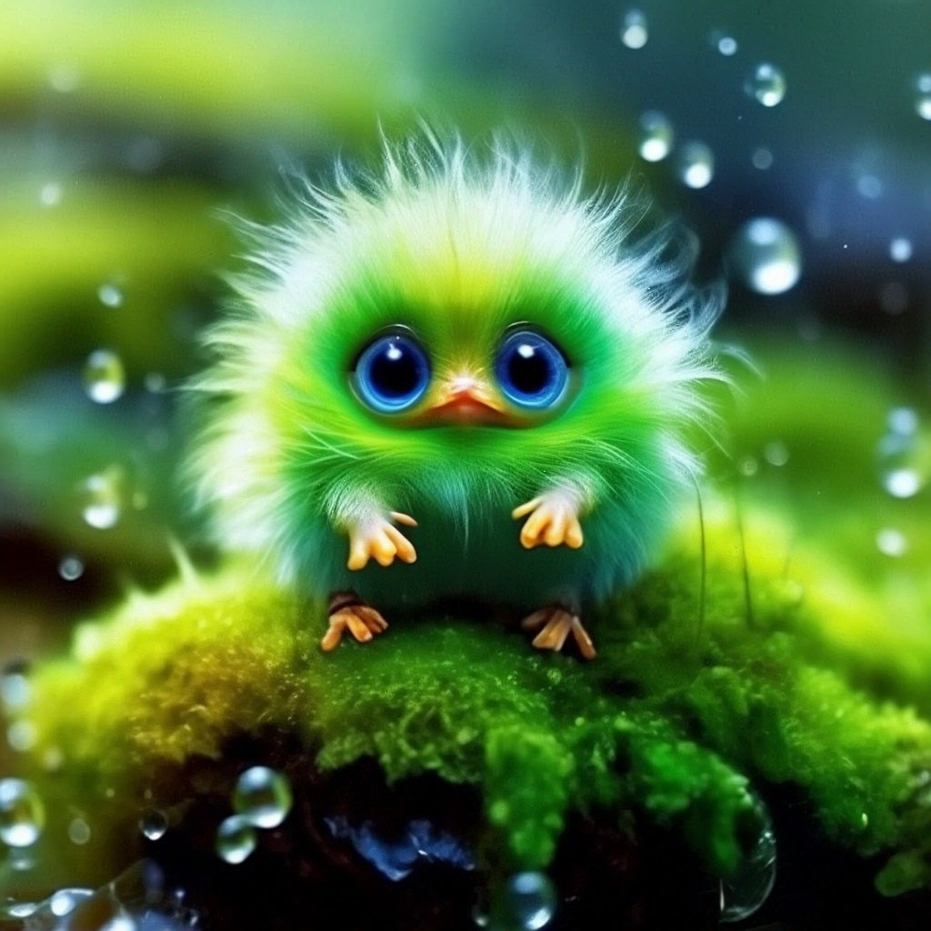 "Super duper micro fluffy. This creature is funny, cute, fluffy, funny ...