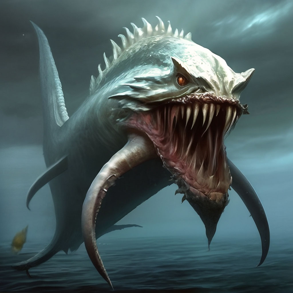 "The monster has the following distinctive features: an elongated body ...