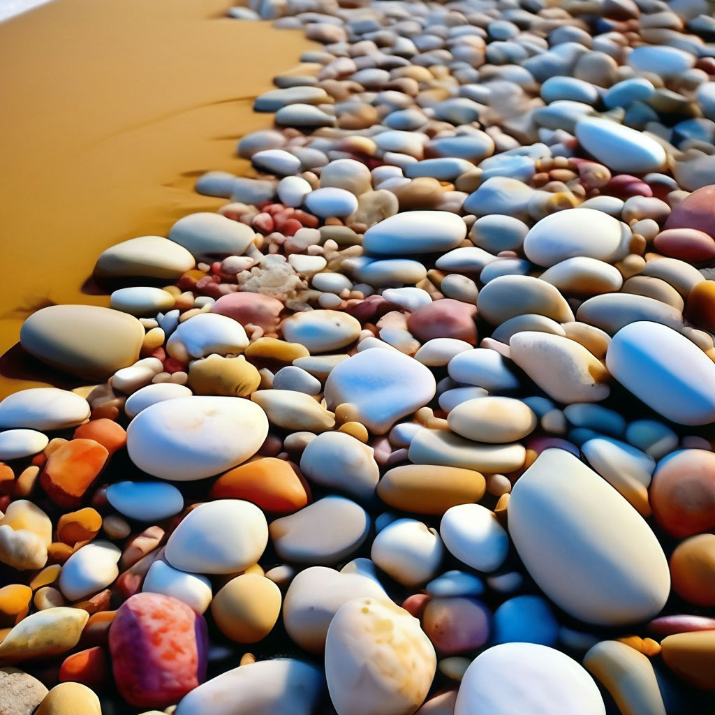 "Natural creations of nature,crushed stone gravel sand with ...