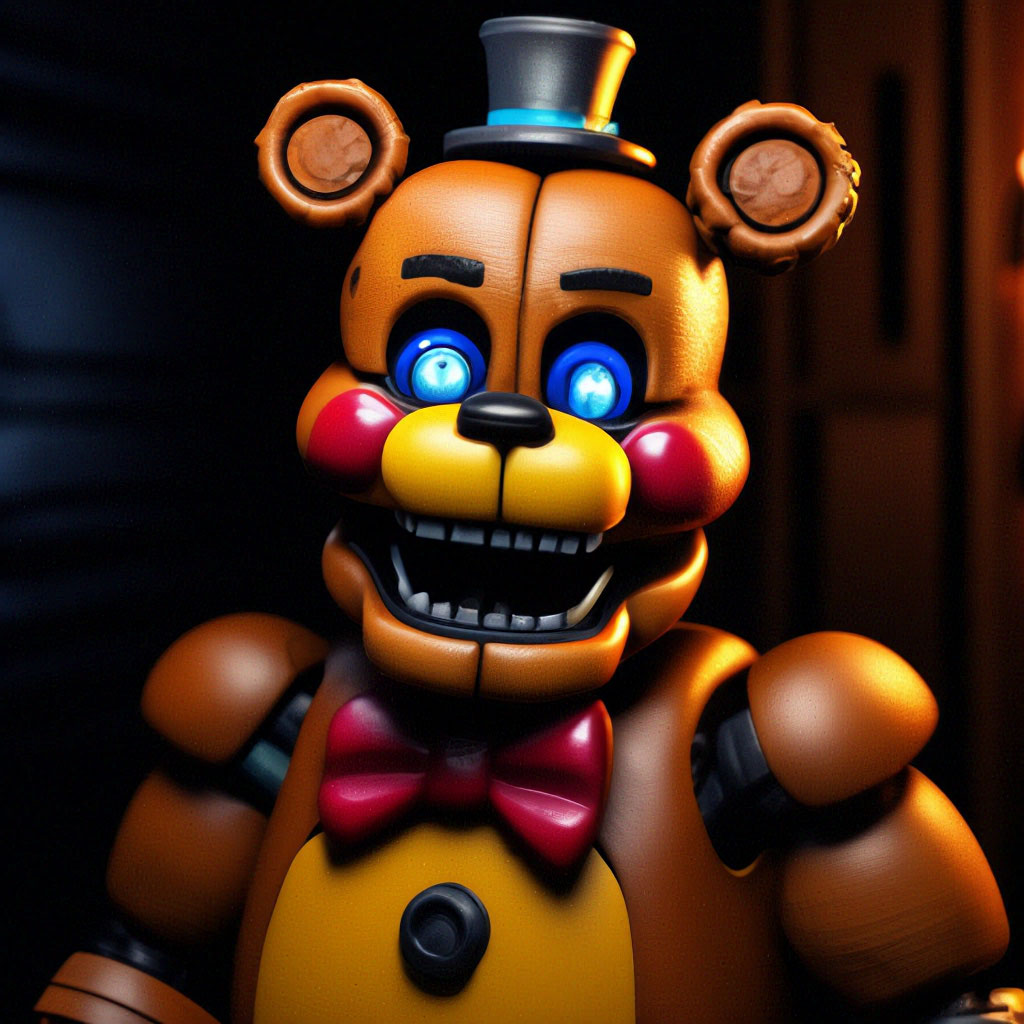 "FNAF Animotronics fredi" — image created in Shedevrum