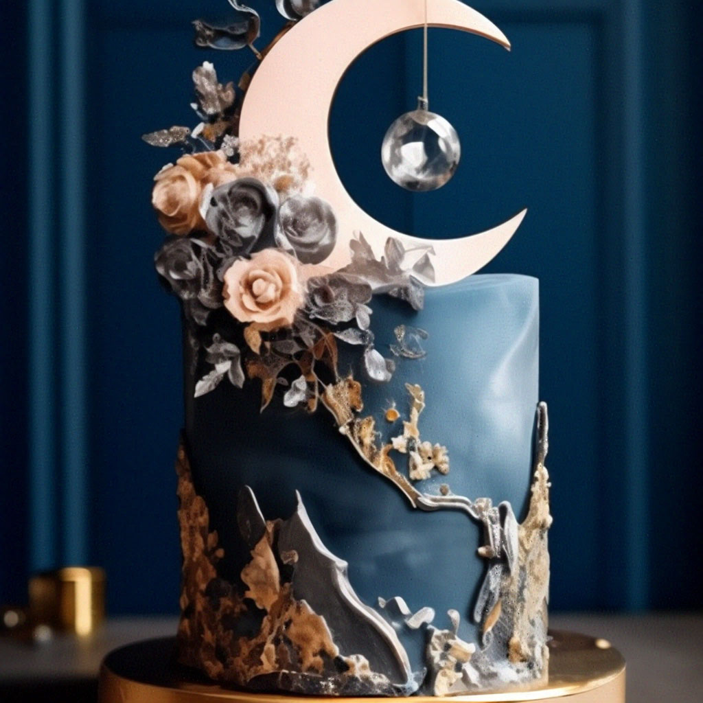 "Masterpiece cake, decor Multi-layered…" — image created in Shedevrum