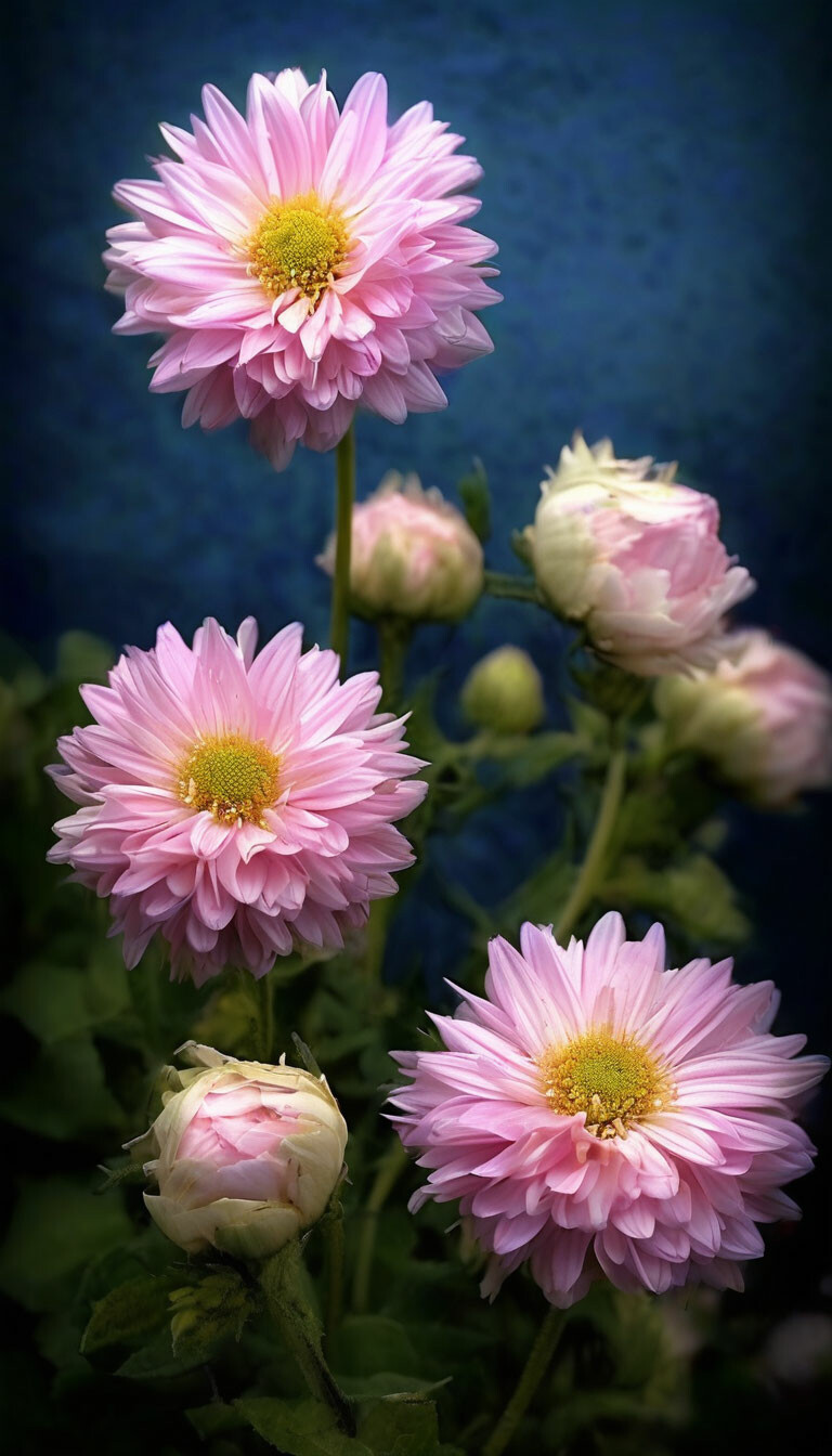 ". beautiful flowers in a bud from the Moon of hyperdetalization HDR ...