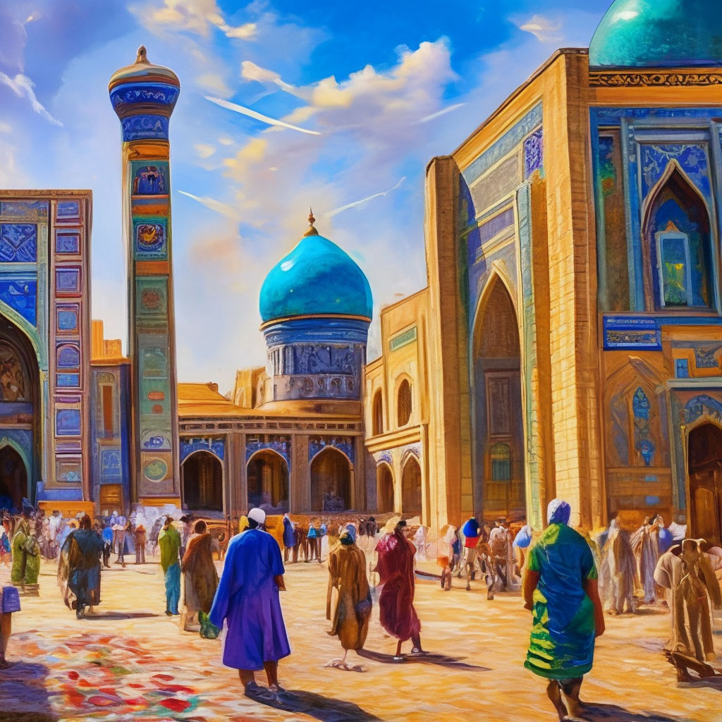 "GAMES WITH PROMTS tg@familyRichDream the city of Samarkand, Uzbekistan ...