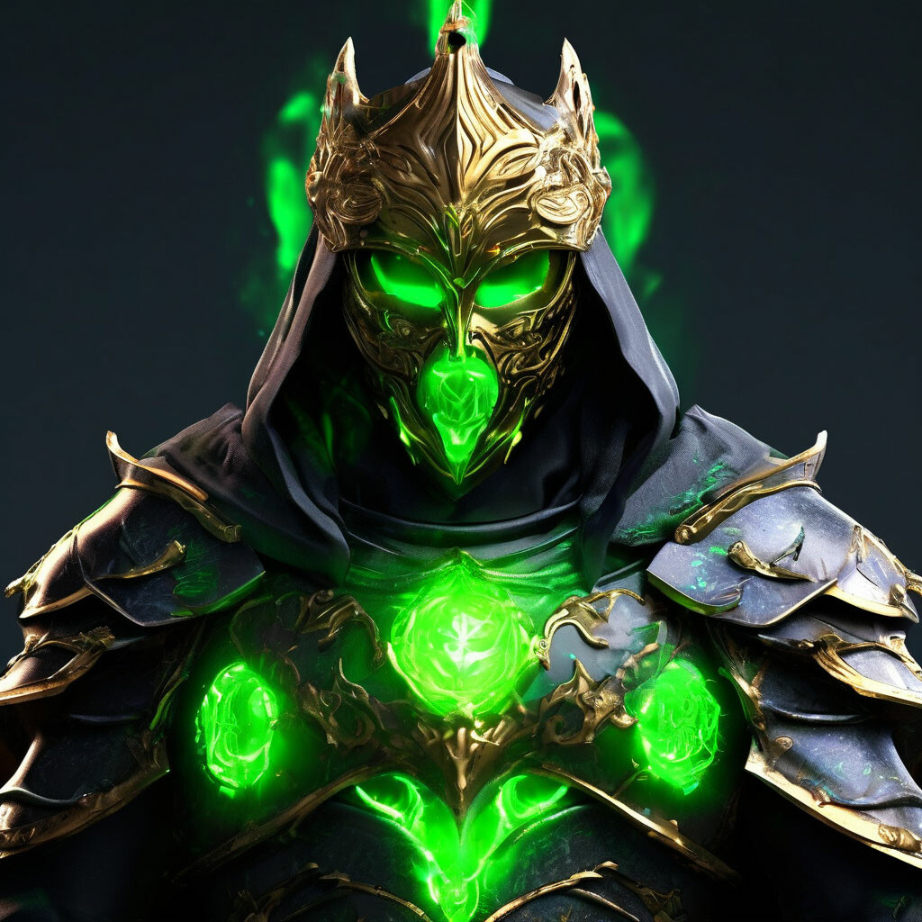 "Armor for Hades T-3972 variant 2023 A man in heavy armor wearing a ...