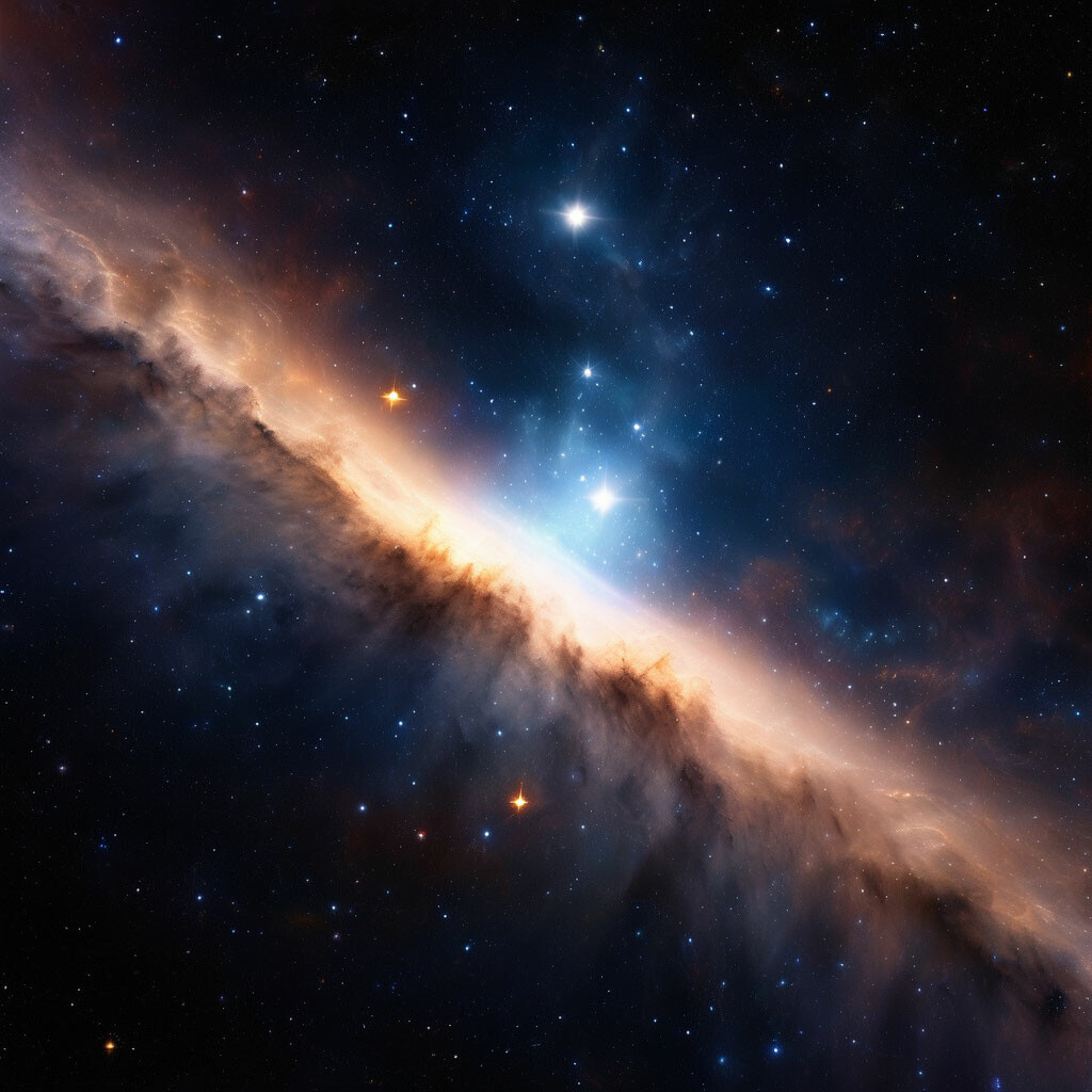 "Infinity. universe. photography of …" — image created in Shedevrum