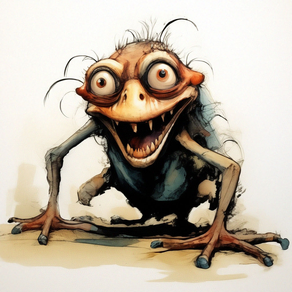 ". Crawl out anthropomorphic, cartoon, humor, simple lines, dynamic ...