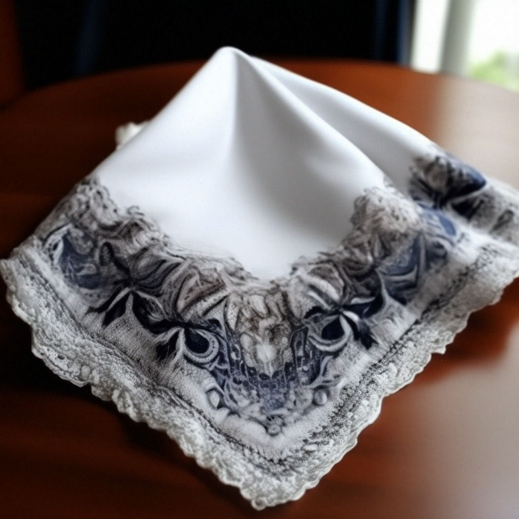 "Handkerchief, 64k high quality photo, high realism and detail" — image ...