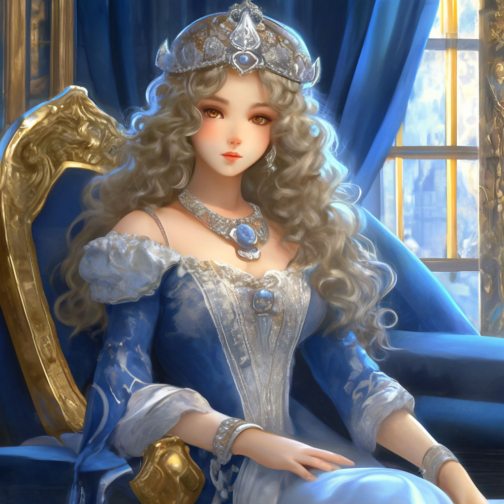 "Pancetta💀 ️🌬️☄️🫐 anime a medieval noblewoman, a pretty girl with long ...