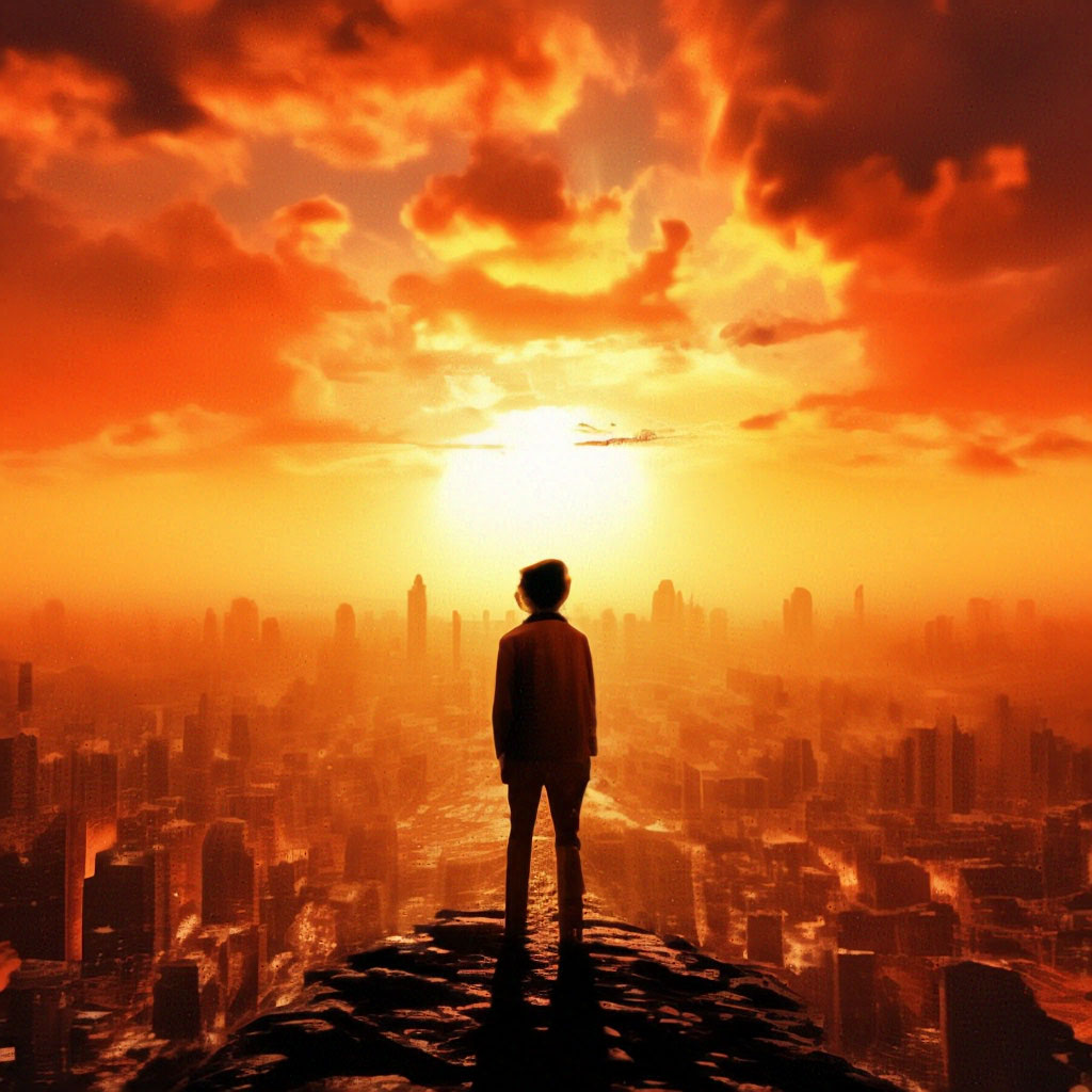"Thanks to people like you, this world is not hopeless" — image created ...