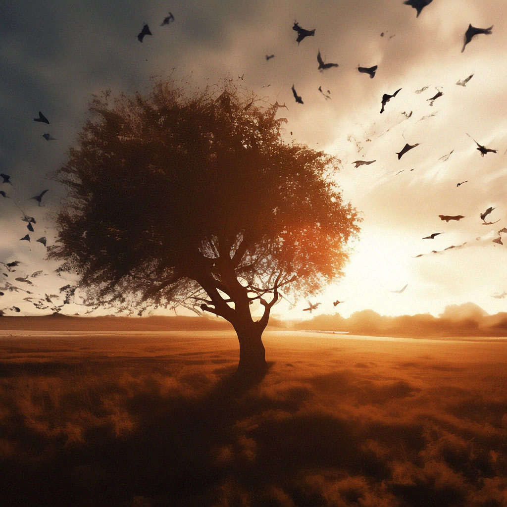 "The wind of change has blown" — image created in Shedevrum