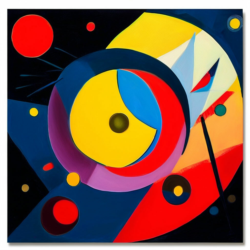 "Eclipse of the sun, Matisse+Kandinsky art visions, surrealism ...