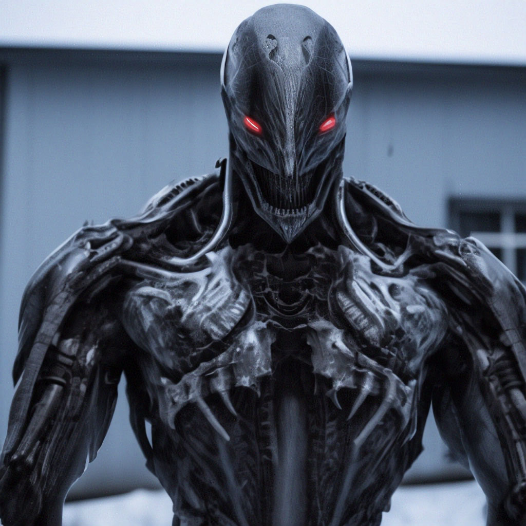 "Venom robot, muscular, realistic, high detail, realistic body, opaque ...
