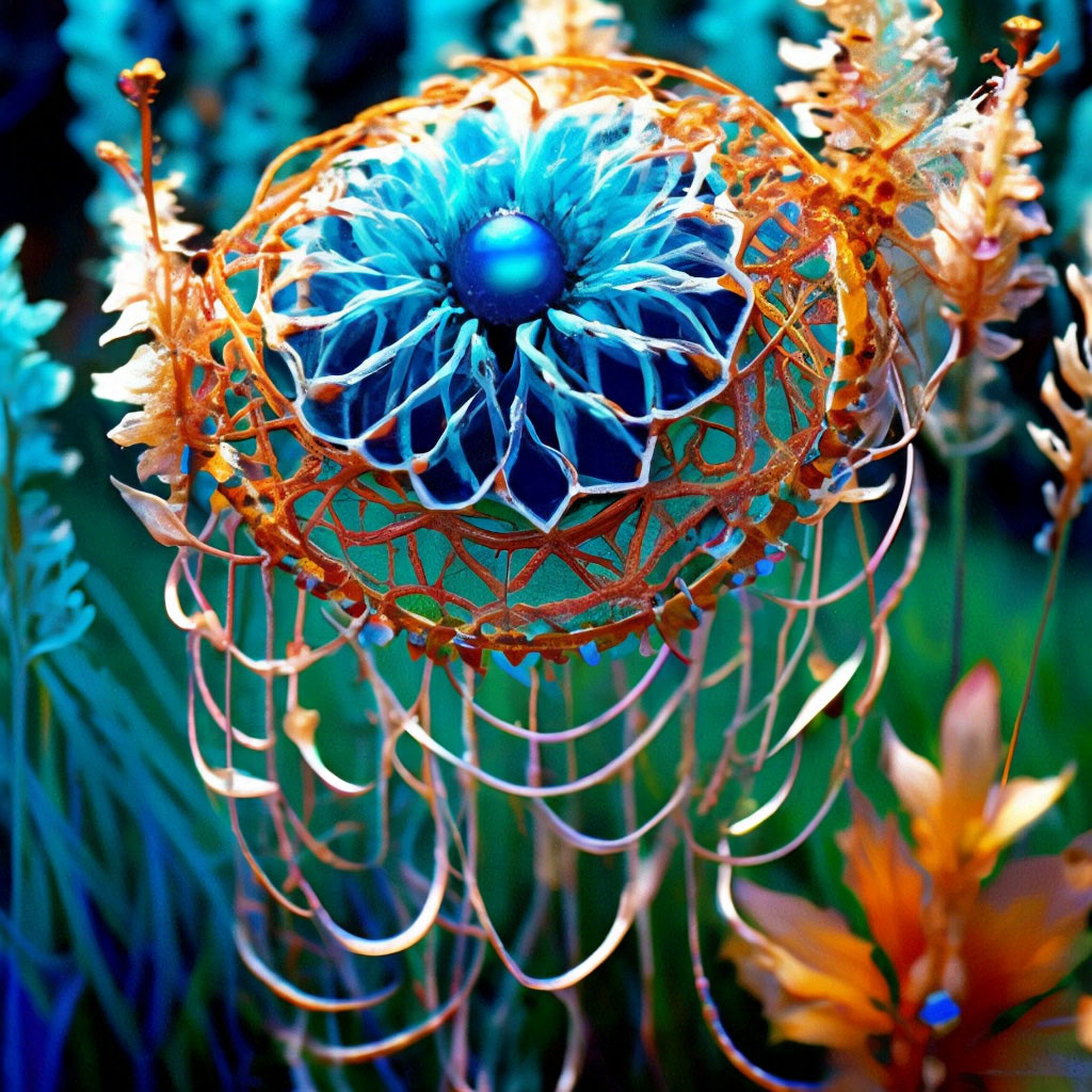 "Multi-layered and multidimensional structure,grass, a strange ...