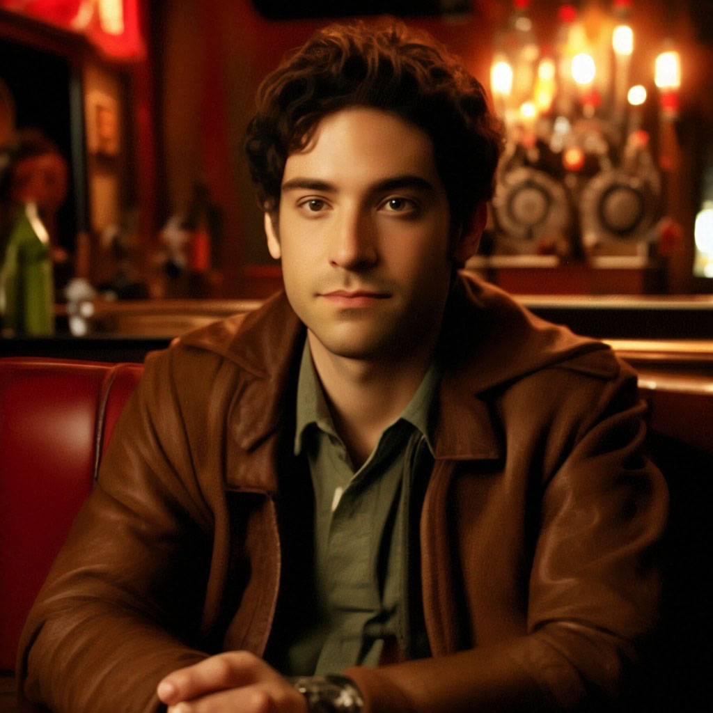 "Josh Radnor as Ted Mosby, at McLaren's Bar in New York, when he first ...