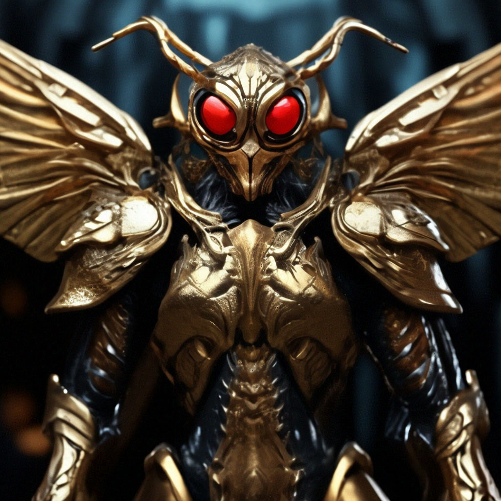 "Wasp in the form of a warrior in armor Gothic style" — image created ...