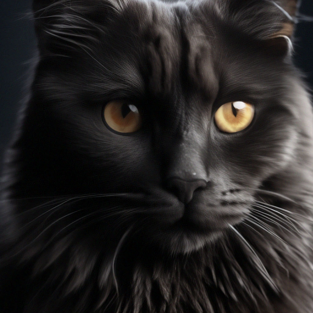 "Brutal cat, aesthetically pleasing, professional photo, beautiful ...