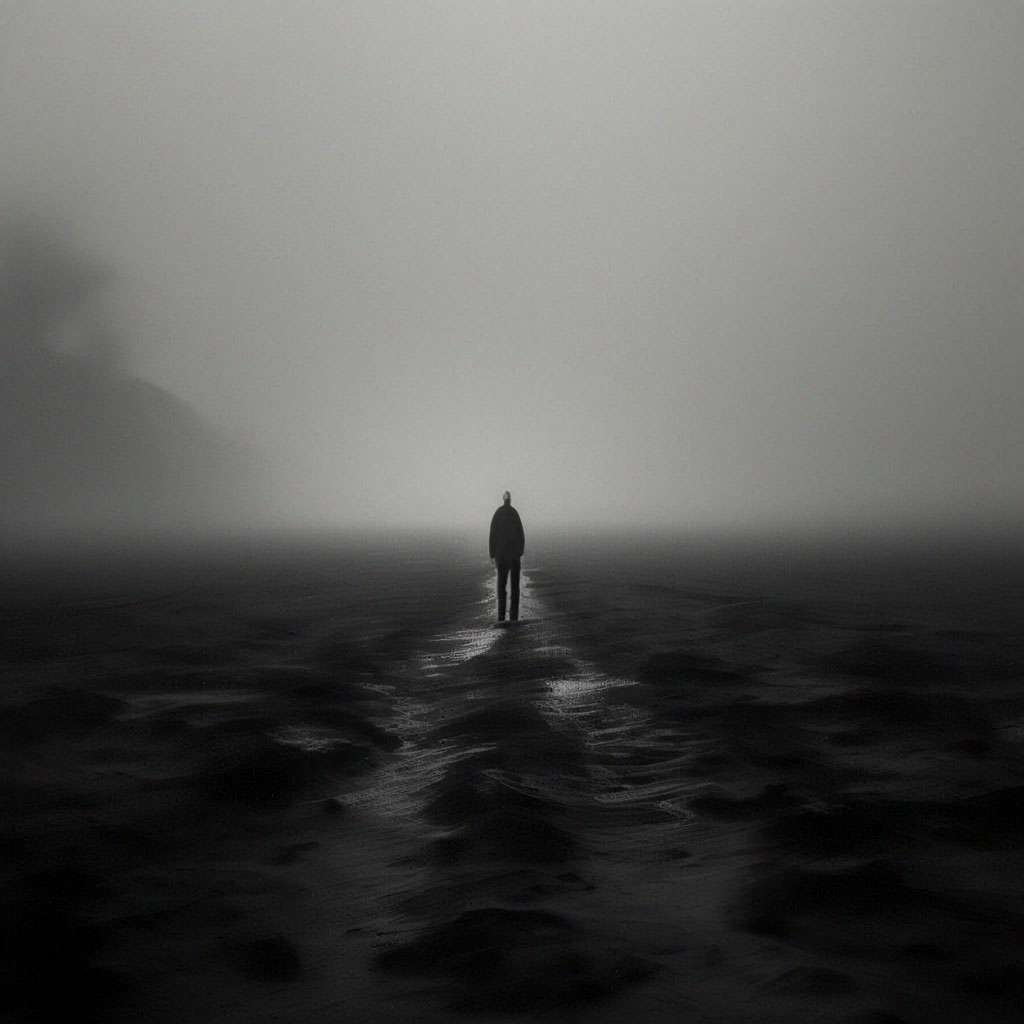 "Emptiness" — image created in Shedevrum