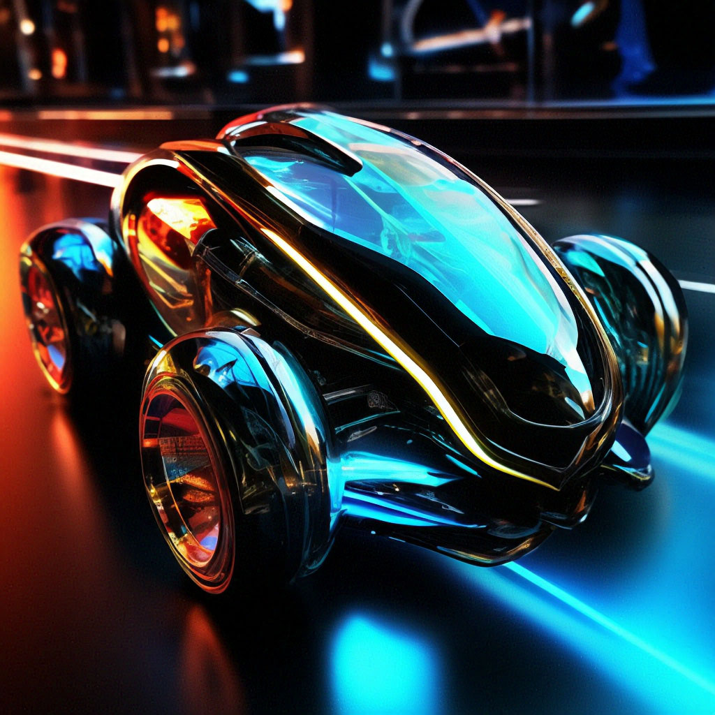"The world of cybernetics futuristic design unusual intricate transport ...