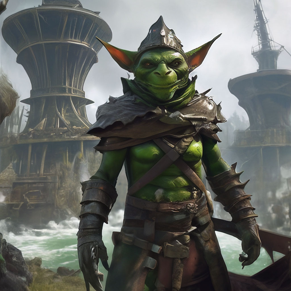 "The goblins of the island of Stros M'Kai have learned to use steam ...