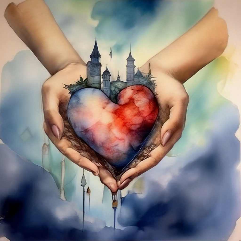 "I'll cover your heart with my hand . You can fly and not be afraid of ...