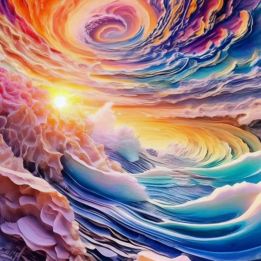 "💫 💫 Hyperrealism, drawing with wax crayons, three-dimensional brush ...