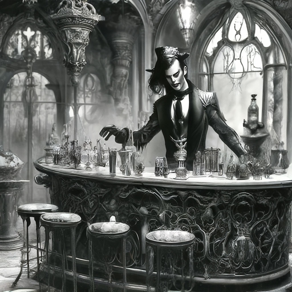 "🌟 Simple pencil drawing, black ink drawing, dark fantasy:vampire ...