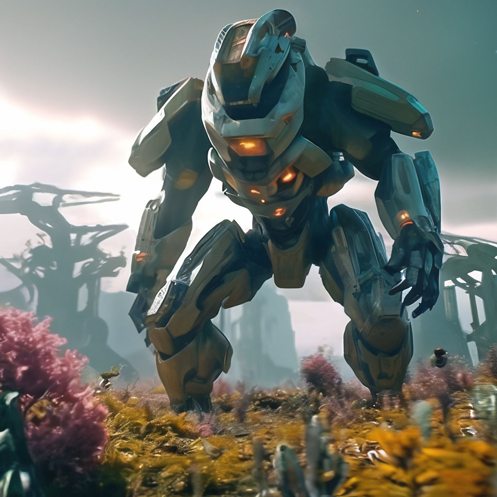 "The destroyer is another world, a foreign ecosystem. halo style ...