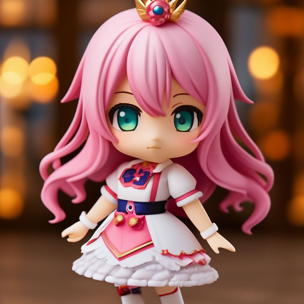 "Luna Himemori, hololive anime, Nendoroid Figure" — image created in ...