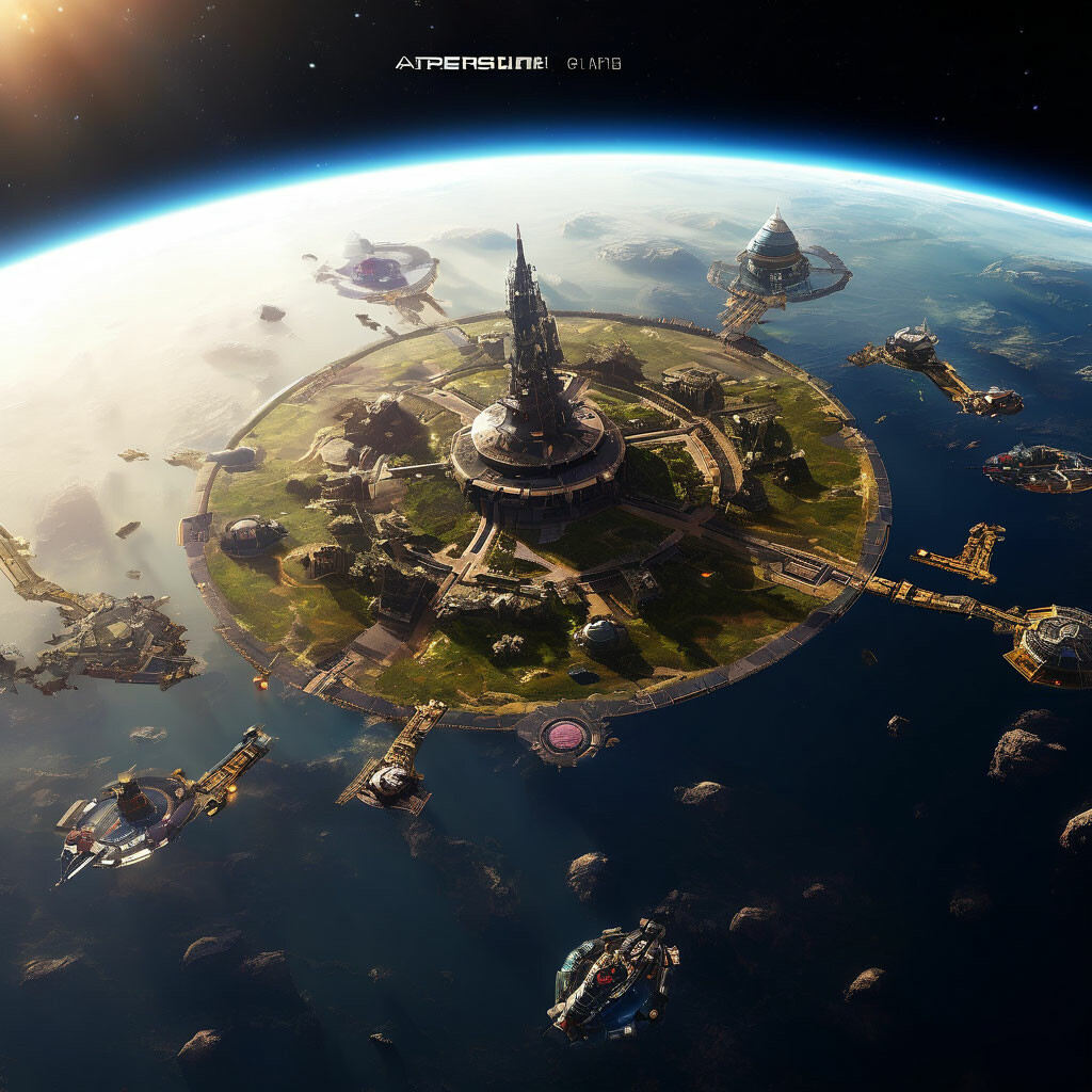 "A game in space, a spaceship, the rise of civilization" — image ...