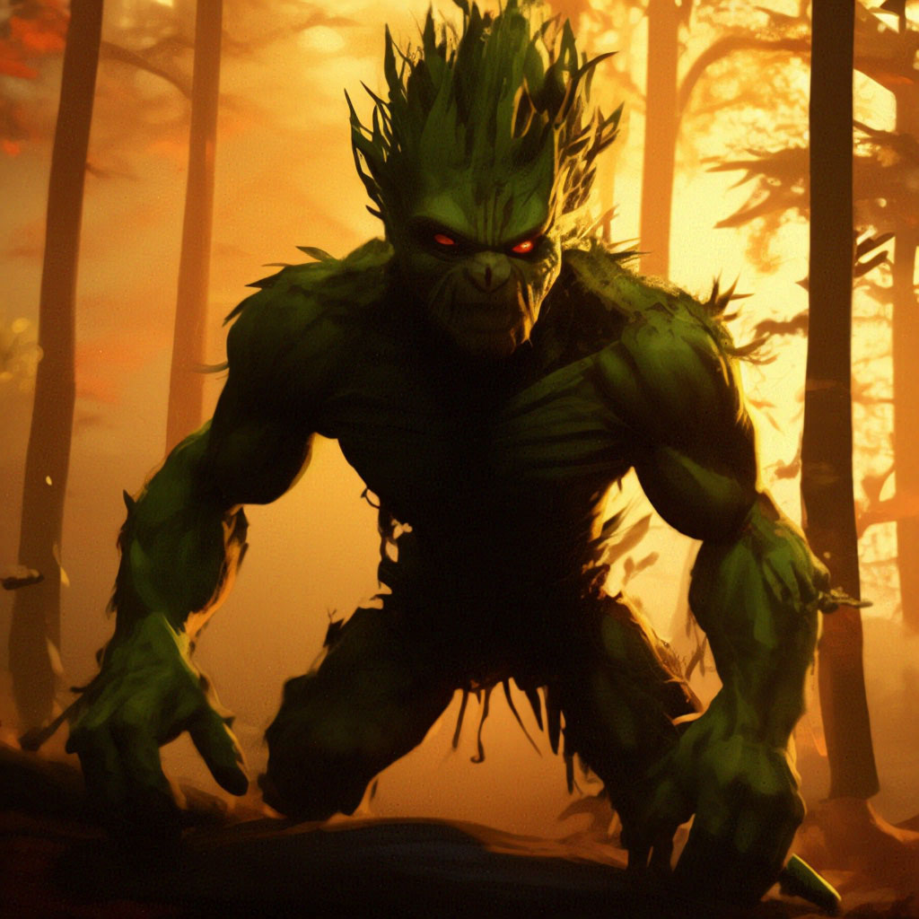 "Groot-Evil Troll, Hulk, … | Сагит" — image created in Shedevrum