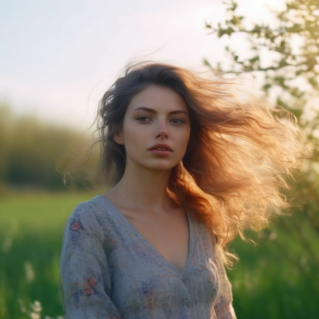 "Nature is beautiful in spring, fresh …" — image created in Shedevrum