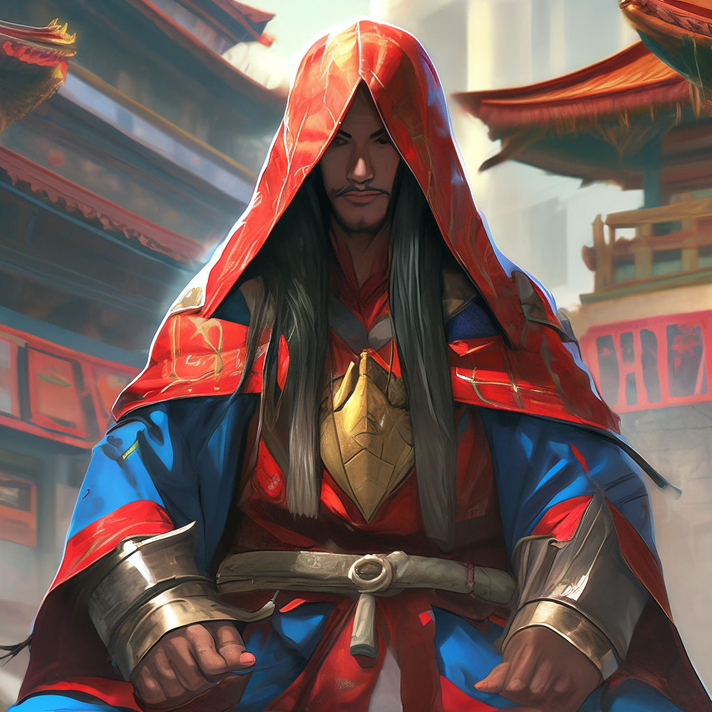 "Spider-Man, in the form of a shaman from Asia 🕸🕷🕸" — image created in ...