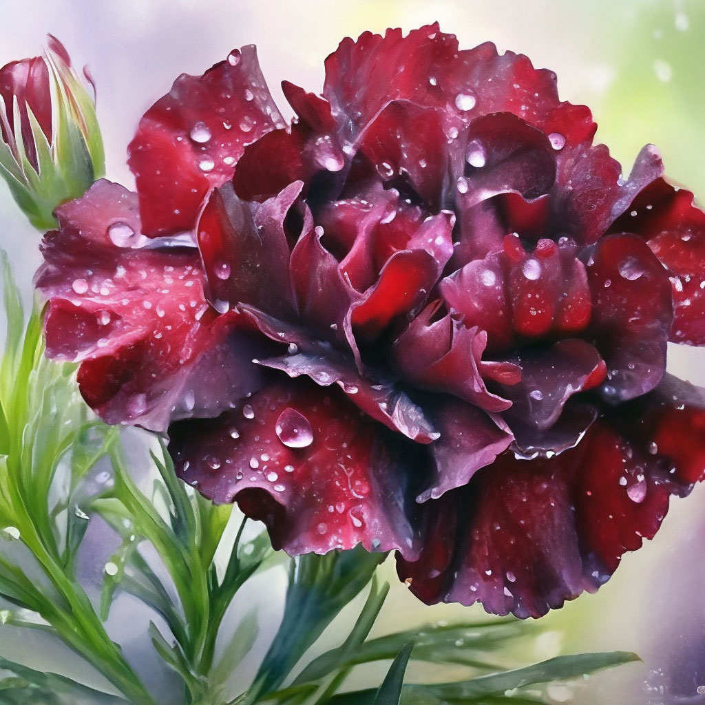 "💮💮💮 Delicate watercolor, pastel tones, hyperrealism, detailed drawing ...